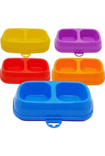 OEM Çift Bölme Mama ve Su Kabı Küçük Boy