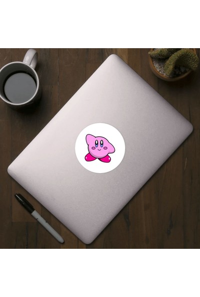Fizello Classic Cheerful Kirby Sticker Fizello Classic Cheerful Kirby Sticker
