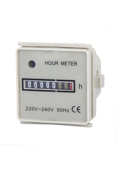 Blesiya Kare Dijital 0-99999.9 Saat Metre Sayaç Zamanlayıcı Hourmeter Ölçer AC220-240V Blesiya Kare Dijital 0-99999.9 Saat Metre Sayaç Zamanlayıcı Hourmeter Ölçer AC220-240V