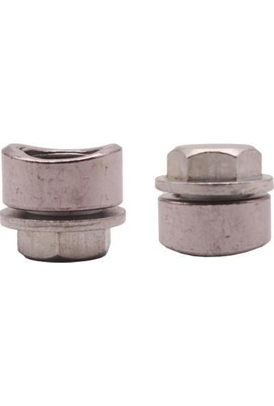 Blesiya 2 Parça Egzoz Uydurma Fişi Üzerinde Kaynak Oksijen O2 Sensörü Gung M18X1.5 18MM