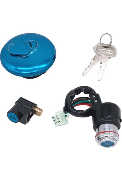 Blesiya Suzuki GN125 Için Motosiklet Ateşleme Anahtarı Kilit Yakıt Gazı Kapak Anahtarı (Yurt dışından) Blesiya Suzuki GN125 Için Motosiklet Ateşleme Anahtarı Kilit Yakıt Gazı Kapak Anahtarı (Yurt dışından)