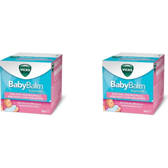 Vicks Baby Balm 50 gr 2 Kutu Fiyatı - Taksit Seçenekleri