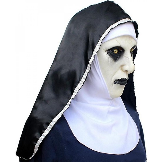 Sanlindou Cadılar Bayramı Rahibe Maske Korku Lateks Fiyatı