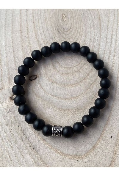 İmran Doğal Taş 8 mm Mat Bileklik - IMRBL00187