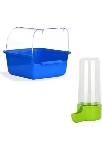 Papağanhane Kuşlar Için Lüks Banyoluk ve Suluk