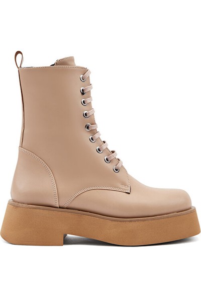 Sole Sisters Tamına Düz Bot - Bej