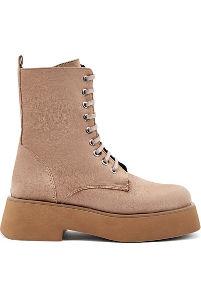Sole Sisters Tamına Düz Bot - Bej