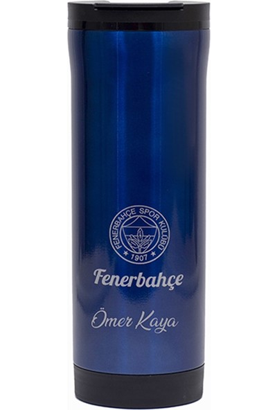 Hediye Rengi Isme Özel Taraftar Termos 400 ml - Fenerbahçe