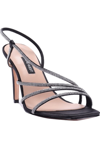 Nine West Bovun2 2fx Siyah Kadın Topuklu Sandalet
