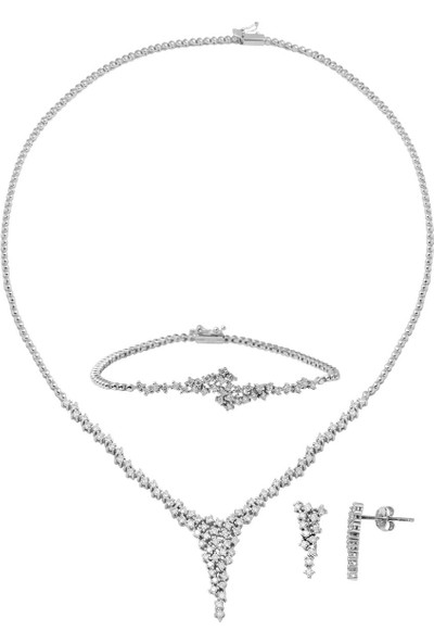 Zer Diamond Üçlü Pırlanta Takı Seti