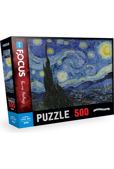 Blue Focus 500 Parça - Starry Night (Yıldızlı Gece)