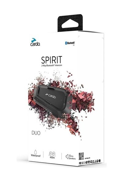 Cardo Spırıt Bluetooth ve Intercom (Ikili Paket) Cardo Spırıt Bluetooth ve Intercom (Ikili Paket)