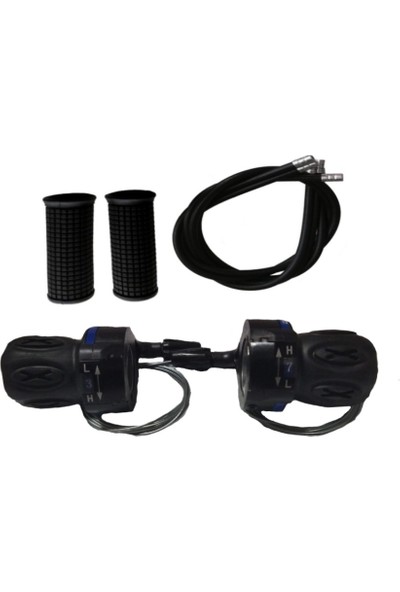 Hsgl Bisiklet Vites Kolu Mavi Göstergeli Siyah Dış Kablo Takım Hsgl Bisiklet Vites Kolu Mavi Göstergeli Siyah Dış Kablo Takım