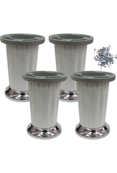 Plastik Dolap Vestiyer Mobilya Ayağı 10 cm Beyaz (4 Adet) Plastik Dolap Vestiyer Mobilya Ayağı 10 cm Beyaz (4 Adet)