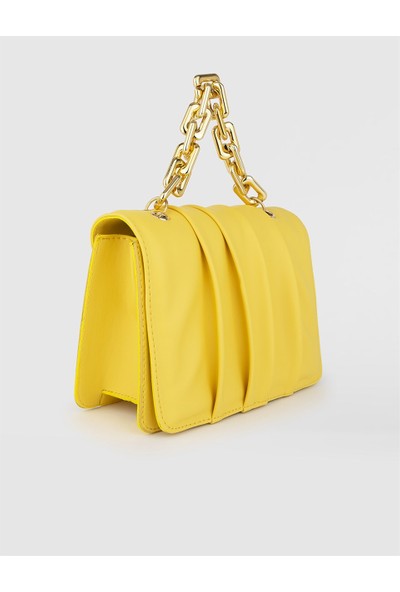 Oysten Kadın El Çantası Sarı