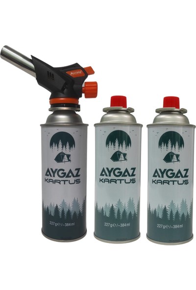 Orcamp CX500 Pürmüz + Aygaz 227 gr Kartuş Üçlü Set