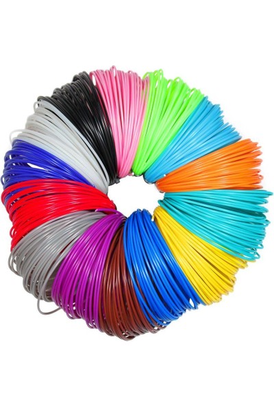 Sinerji Shop 3D Kalem 3D Yazıcı Uyumlu Filament 5 mt (20 Adet) Sinerji Shop 3D Kalem 3D Yazıcı Uyumlu Filament 5 mt (20 Adet)