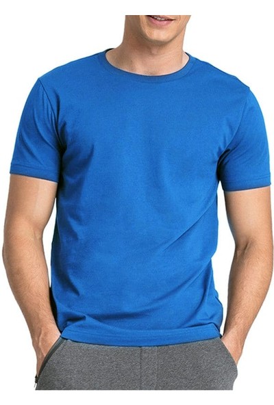 Roxbros Dar Slim Fit Erkek T-Shirt Likralı Roxbros Dar Slim Fit Erkek T-Shirt Likralı