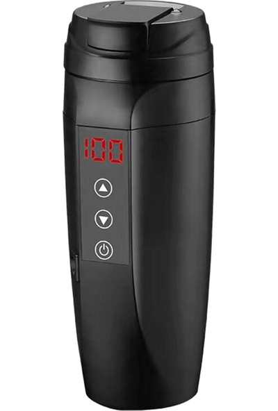 Araba Kettle Kazan Isıtma Fincan 12 V / 24 V Hızlı Kaynar Seyahat Siyah Seyahat Için Fit