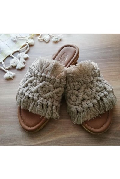 Makrome El Yapımı Terlik