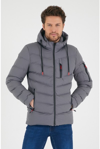 Gavazzi Erkek Siyah Kapüşonlu Şişme Su ve Rüzgar Geçirmez Cep Detaylı Içi Kürklü Kapüşonlu Mont Gavazzi Erkek Siyah Kapüşonlu Şişme Su ve Rüzgar Geçirmez Cep Detaylı Içi Kürklü Kapüşonlu Mont