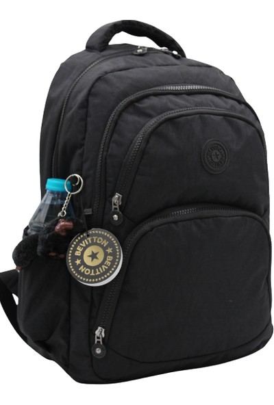 Bevitton Krinkıl Su Geçirmez Kumaş Unixes Okul Sırt Çantası 2100