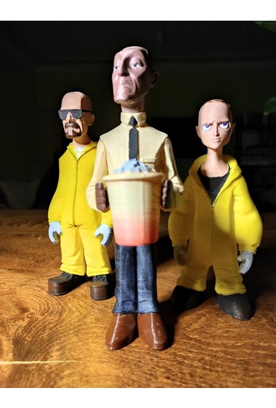 Zer Sanat Breaking Bad Figür Set (Heisenberg-Jesse-Gustavo) 3'lü Fifür Dekoratif Figür Zer Sanat Breaking Bad Figür Set (Heisenberg-Jesse-Gustavo) 3'lü Fifür Dekoratif Figür