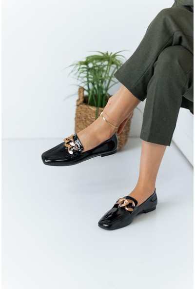 Trendy Hareket Store Kadın Zincir Tokalı Babet