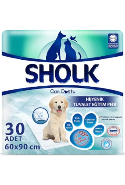 Sholk Çiş Eğitim Pedi 90X60 cm 30 Adet Sholk Çiş Eğitim Pedi 90X60 cm 30 Adet