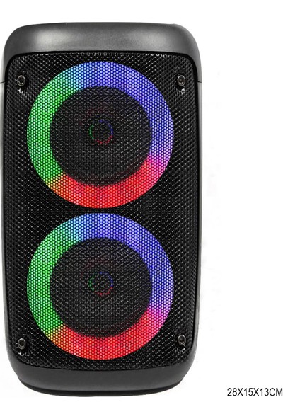 Kimiso 23330 Müzik Kutusu Şarjlı Bt/usb/sd/aux/mıc/fm Ledli AM-2301