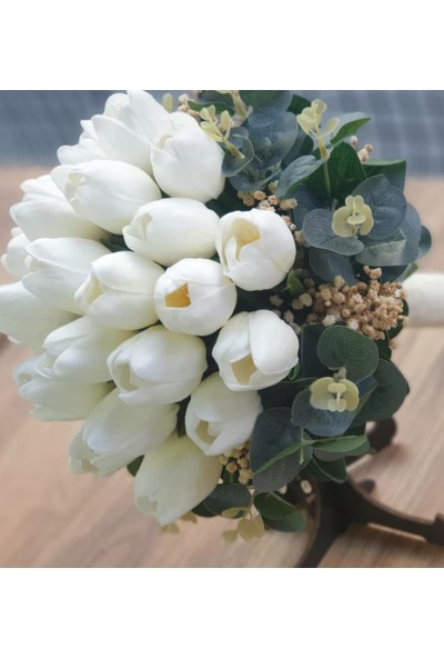 Zülal Aksesuar Lale Gelin Buketi Zülal Aksesuar Lale Gelin Buketi