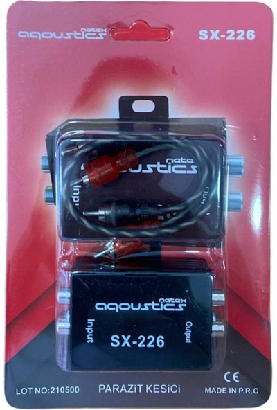 Aqoustics SX 226 PROFESYONEL Anfi Parazit Kesici Bakır Kablolu Aqoustics SX 226 PROFESYONEL Anfi Parazit Kesici Bakır Kablolu