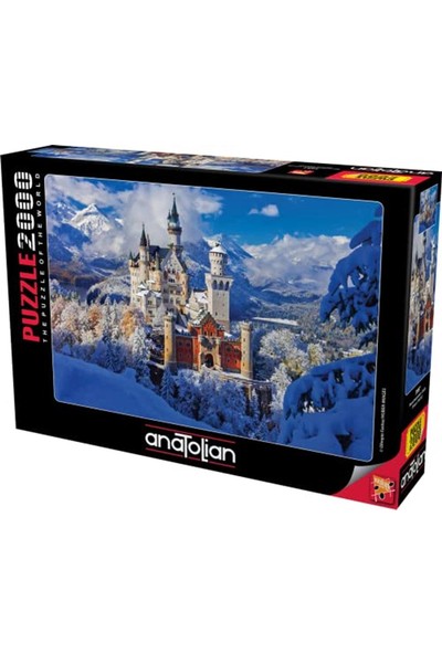Anatolian Puzzle - Neuschwanstein Castle / 2000 Parça Puzzle, #3957 Puzzle Anatolian Puzzle - Neuschwanstein Castle / 2000 Parça Puzzle, #3957 Puzzle