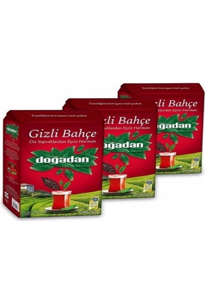Doğadan Gizli Bahçe Çay 1 kg 3'lü