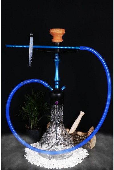 Nova Yt Mavi Orta Kilitli Konya Nargile Takımı