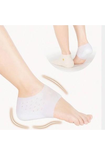 Aref Silikon Topuk Dikeni Çorabı Topuk Çatlağı Yara Koruma Çorabı