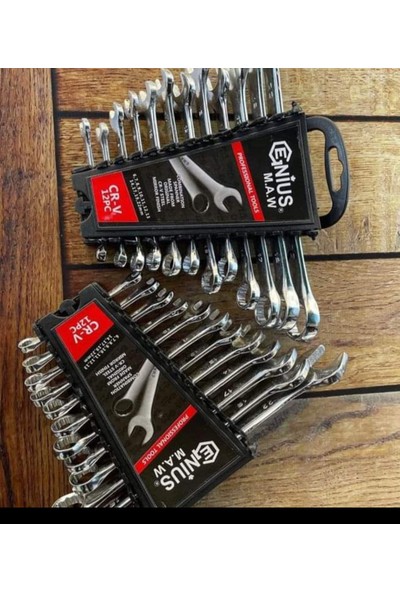Enius 12 Parça Kombine Anahtar Düz Yıldız Takım Enius 12 Parça Kombine Anahtar Düz Yıldız Takım
