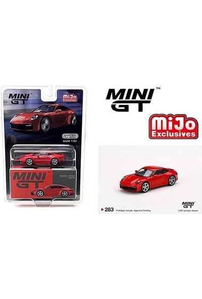 Mini GT Mijo Mini Gt Porsche 911 (992) Carrera S Guards Red 1:64