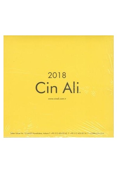 Cin Ali Takvimi 2018