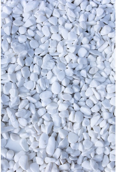 Yıldız Depo Beyaz Dolomit Taşı 5 kg Bahçe Taşı Dekoratif Taş Beyaz Süs Taşları