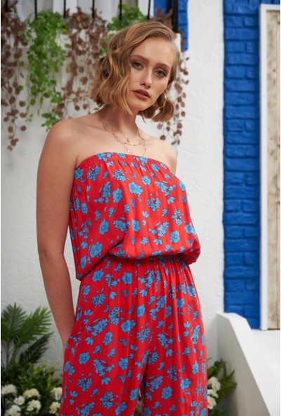 Nar Çiçeği Kadın Tulum