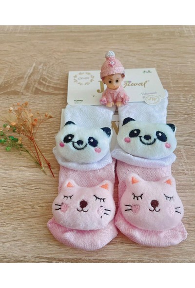 JW Parfümlü Bebek Çorap 2'li JW Parfümlü Bebek Çorap 2'li