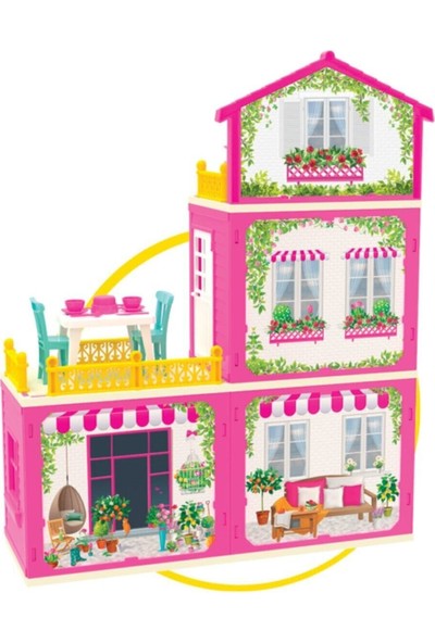 Dede Oyuncak Lola'nın 3 Katlı Rüya Evi Seti Dede Oyuncak Lola'nın 3 Katlı Rüya Evi Seti