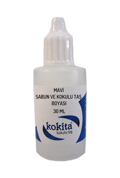 Kokita 30 ml Mavi Sabun ve Kokulu Taş Boyası