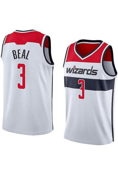 Allegp Nba Washington Sihirbazı Bradley Beal No.3 Basketbol Forması, Beal (Yurt Dışından)