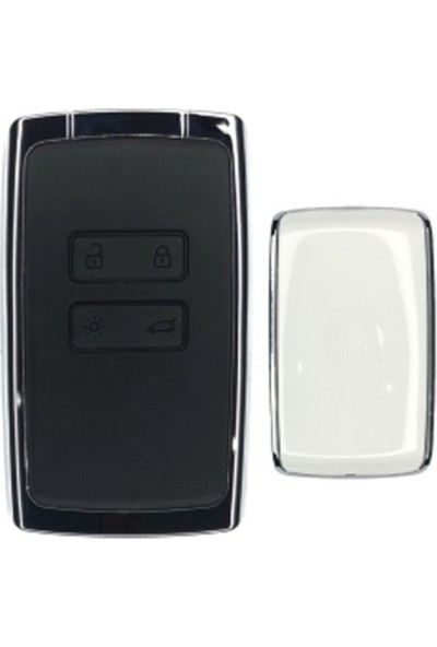 Olimbera Store Renault Megane 4-Talisman Kart Beyaz Anahtar Kumanda Kabı Olimbera Store Renault Megane 4-Talisman Kart Beyaz Anahtar Kumanda Kabı
