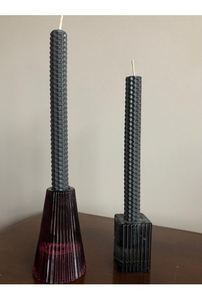 Renkli Balmumu Şamdan Mum