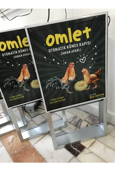 Omlet Zaman Ayarlı Otomatık Kümes Kapısı Omlet Zaman Ayarlı Otomatık Kümes Kapısı