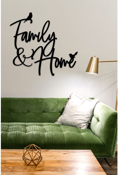 Leyya Dekor Family And Home Aile ve Ev Dekoratif Tablo 55X52 cm