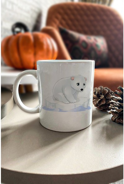 Leyya Dekor Kutup Ayısı Kupa Bardak